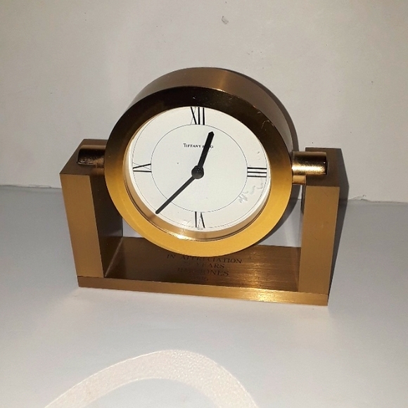 Tiffany & Co. | Wall Decor | Rare Tiffany Co Swiss Made Modern Tilt ...